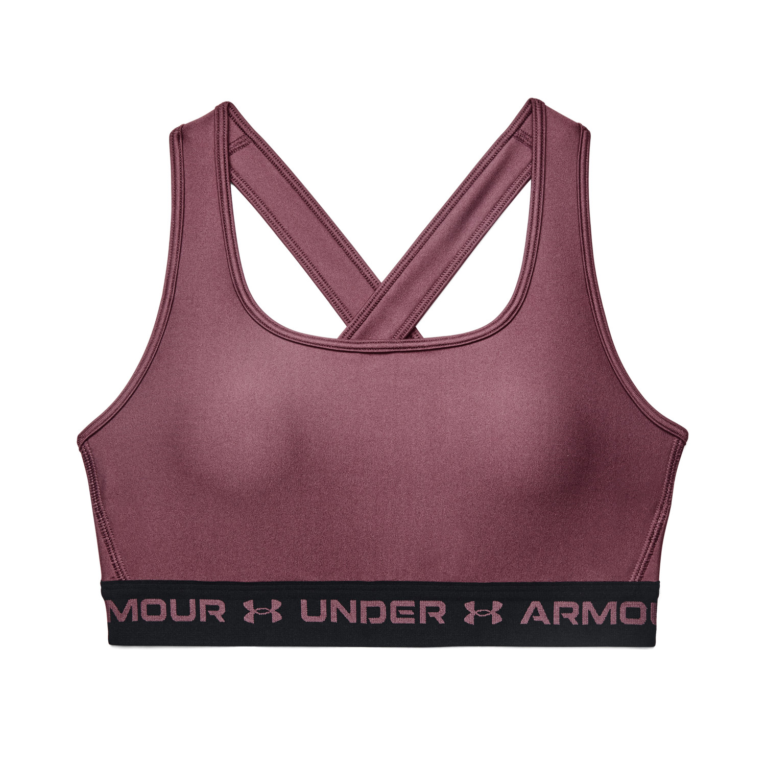 Μώβ Under Armour Crossback Low Sports Bra (1361034-554)