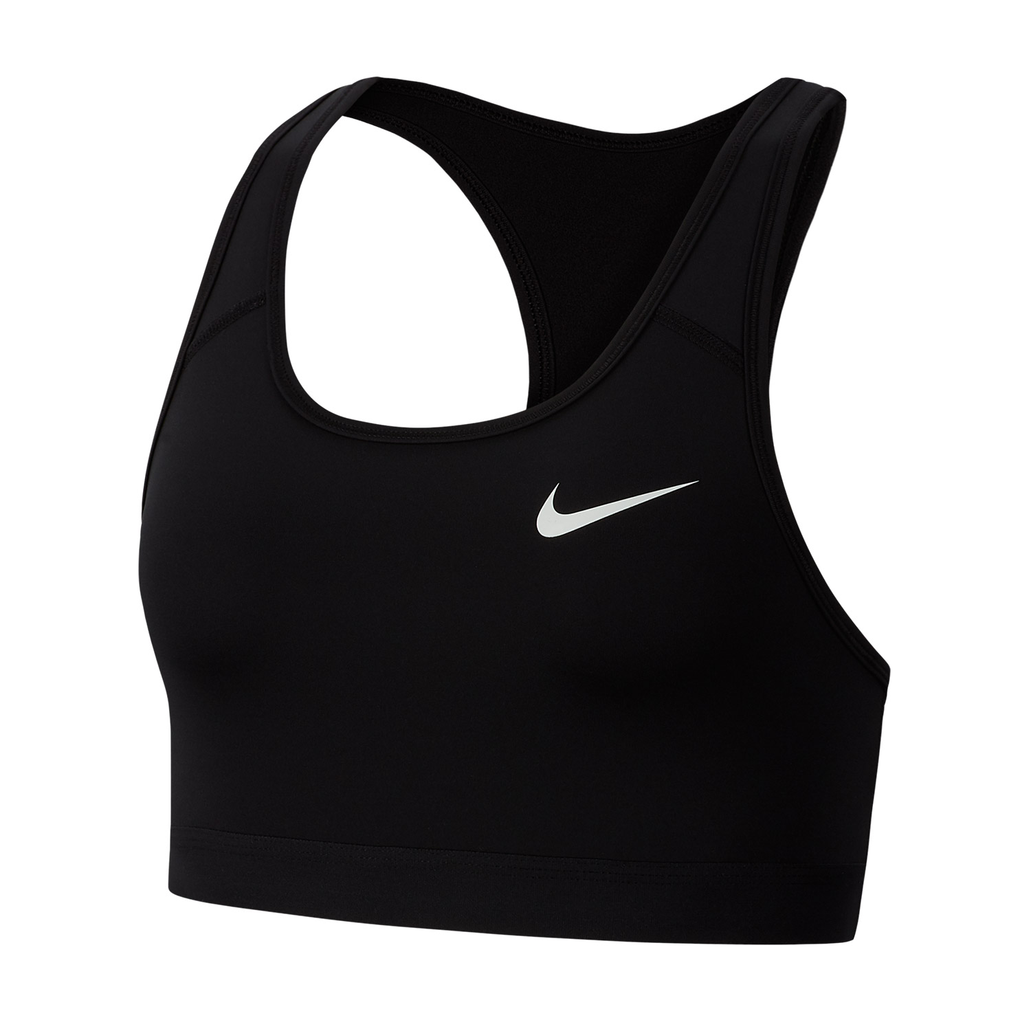 Μαύρο Nike W Dri-Fit Swoosh Sports Bra (BV3900-010)