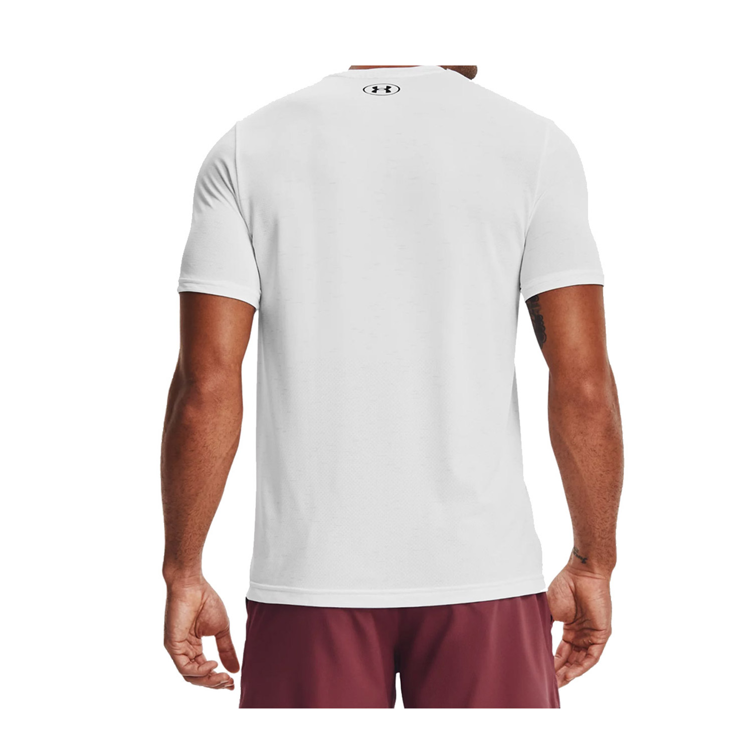 Λευκό Under Armour M Seamless SS T-Shirt (1361131-100)